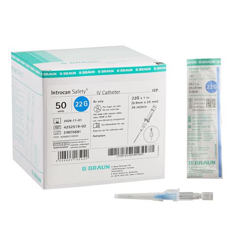 Catéter Intravenoso B Braun Seleccionar Medida 50unid