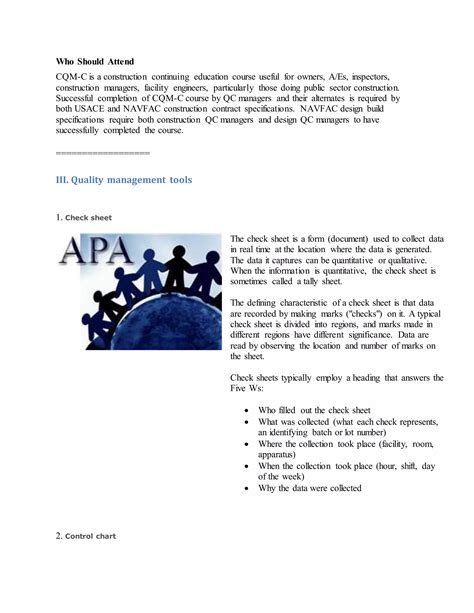 Construction Quality Management Certification Docx