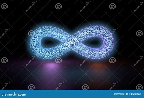 Detailed And Colorful Infinite Or Endless Loop Stock Illustration