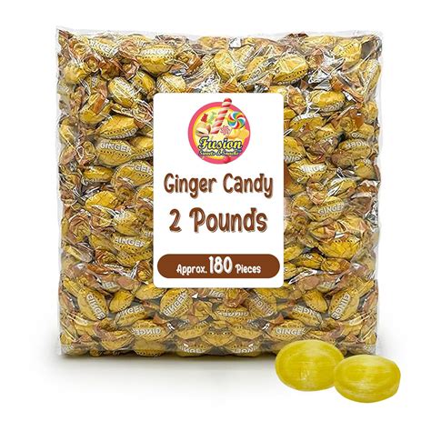 Ginger Candy 2 Pound Bag Hard Ginger Candy For Nausea