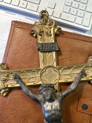 Vintage Brass Wall Cross 4616512259