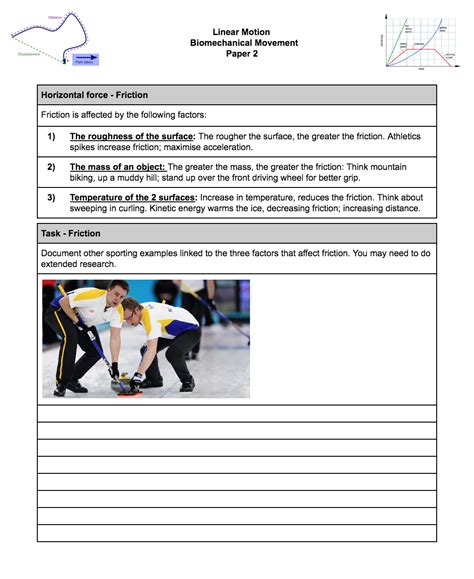 Linear Motion A Level P E Chapter 4 1 Teaching Resources