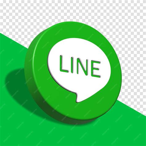 Premium Psd Line Apps Logo In Big Style 3d Design Asset Isolated Line