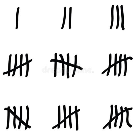 Tally Marks Stock Illustrations 500 Tally Marks Stock Illustrations