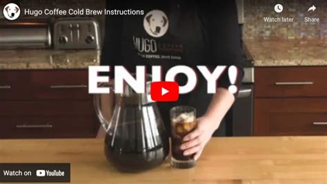 Hugo Coffee Cold Brew Instructions