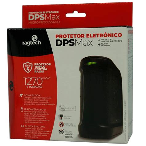 Dispositivo Protetor Contra Surtos Dps Max Classe Iii Microprocessado 4t 4770 Ragtech Pt 1