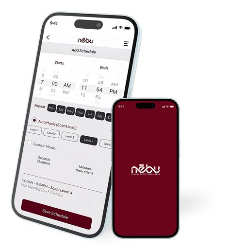 Your Choice 2 Bluetooth Diffuser 4 Fragrance Oils Nēbu Luxury