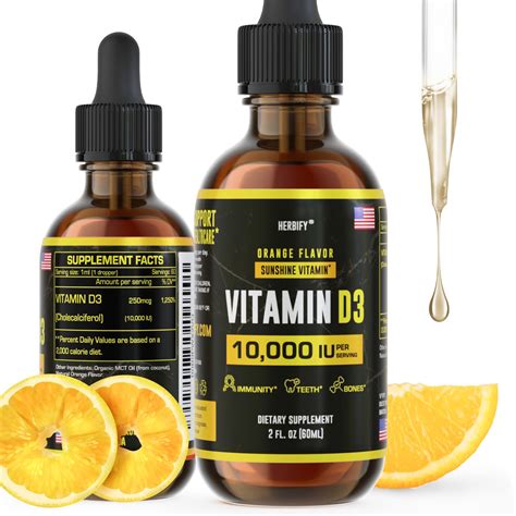 Davinci Labs Liquid D3 10 000 Iu Helps Support Bone