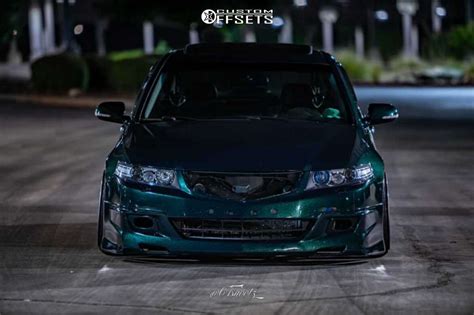 2006 Acura Tsx With 18x9 5 22 Esr Cr5 And 215 35r18 Delinte Dh2 And