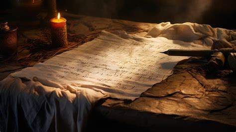 Script Paper On Table Stock Illustration Illustration Of Close 369303886