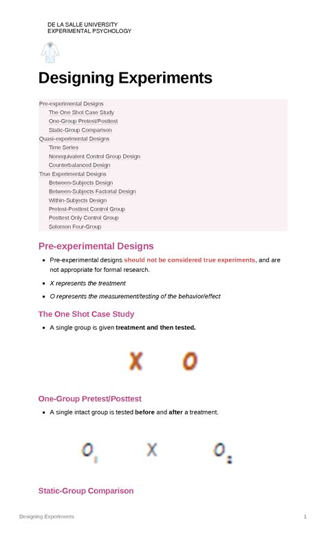 Solution How To Design Psychological Experiments Studypool