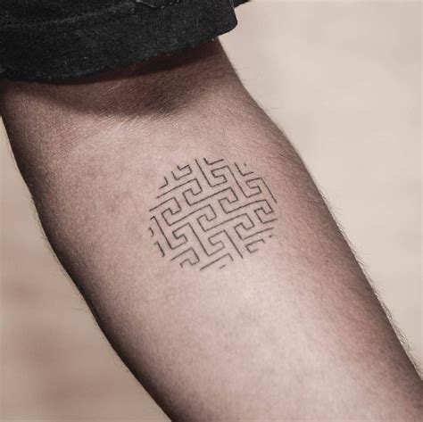 Maze Wrist Tattoos