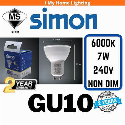 Philips Osram Opple Simon Gu10 Mr16 45w 46w 6w 7w Gx53 240v Heavy