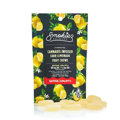 Smokiez Edibles Sour Lemonade Gummies 100mg