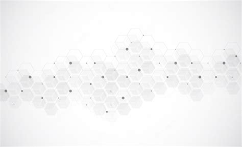 Premium Vector Hexagons Pattern Background Genetic Research