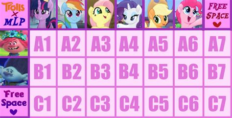 Trolls X Mlp Grid Open 21 21 By Amicasecret Yt On Deviantart