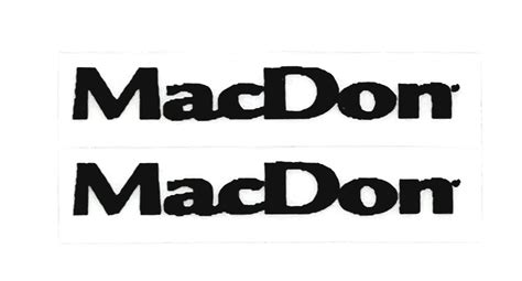 Decal Macdon 1 64 Black Dx1229 Midwest Decals And Farm Toys
