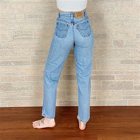 Levis 550 Student Fit Orange Tab Jeans Size 23