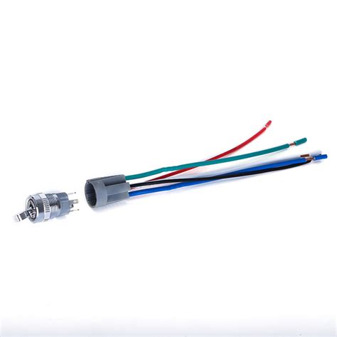 High Quality 16mm Switch Harness 5 Wire With 150mm Long And 5mm Strip Wire For 1no1nc Button