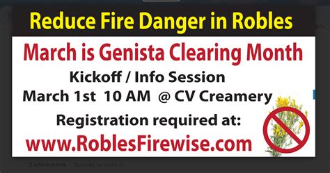 Genista Removal Project March 2025 Robles Firewise Robles Firewise
