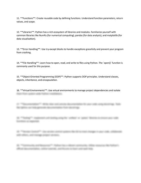 Solution Python Programming Important Points Studypool