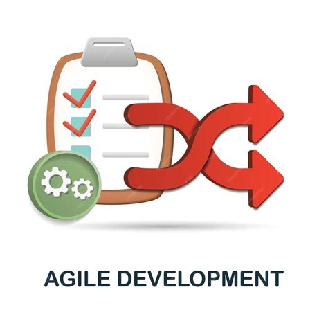 Premium Vector Agile Development Icon 3d Illustration From
