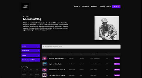 Music Producer Wordpress Theme Wordpress Beat Selling Theme