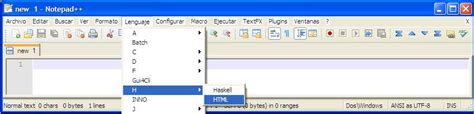 COMO CREAR Y CONFIGURAR NOTEPAD CONFIGURACIÓN BÁSICA DE NOTEPAD PARA CREAR PÁGINAS HTML