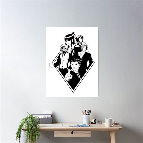 Ace Attorney Fan Art Artwork Poster