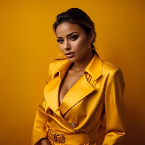 Premium Photo Portrait Of Glamorous American Model