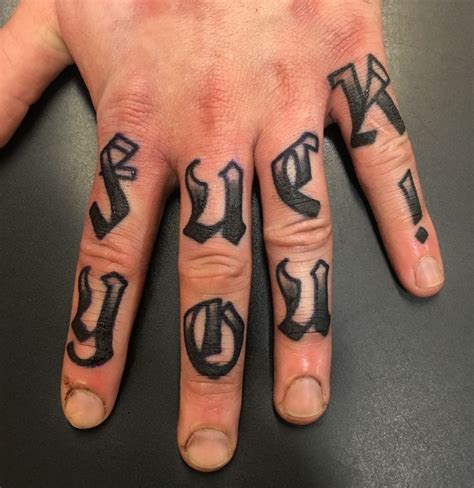Finger Tattoo Weekly Tattoo