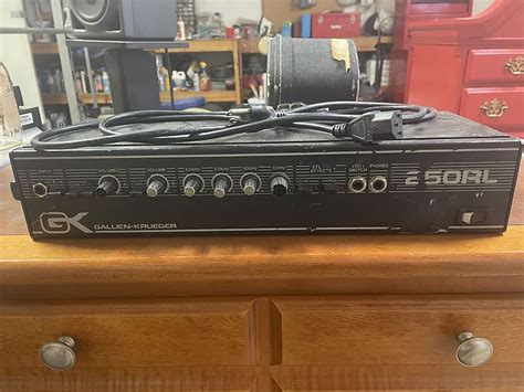 Gallien Kruger 250 Rl 1986 Black Reverb