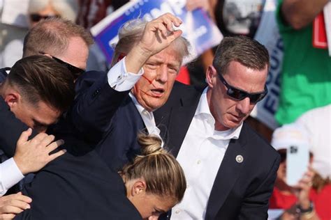 Trump Shot At Rally Bullet Photo Shows Projectile Passing Former President
