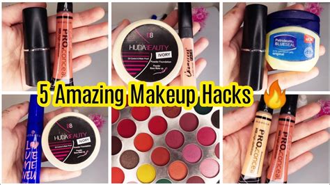 5 Amazing Makeup Hacks Part 5 Makeup Hacks For Girls 5 Minutes Makeup