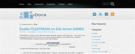 IDocs Blog Search Engine