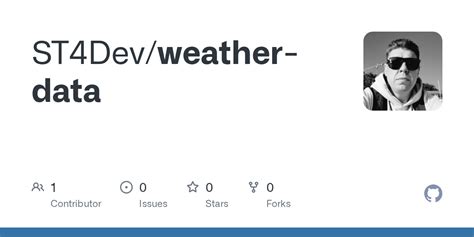 Github St4devweather Data