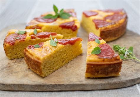 Karens Upside Down San Marzano Tomato Topped Cornbread A Zest For Life