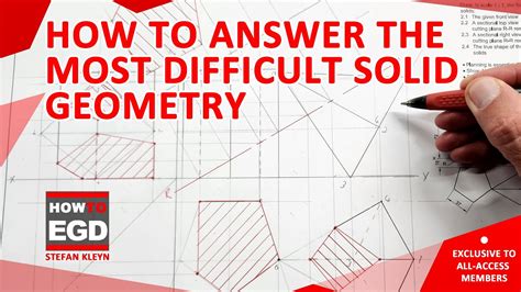 How To Answer The Most Difficult Solid Geometry Question Egd Paper 1 November 2022 Youtube