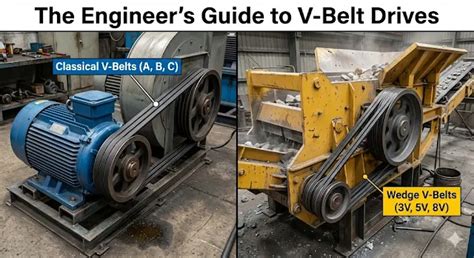 Industrial V Belt Guide Selection Alignment And Tensioning