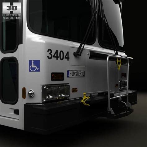 New Flyer D40lf Bus 2010 3d Model High Quality Download