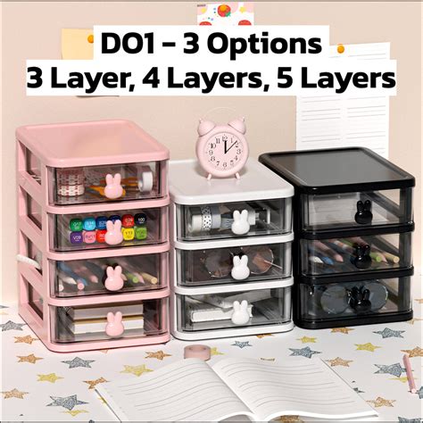 Hy Multilayer Small Drawer Mini Drawer Pen Holder Stationery