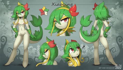 Rule 34 Anthro Furry Green Hair Kemono Pokémon Species Pokemon