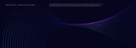 Modern Purple Blue Gradient Flowing Wave Lines Vector Image