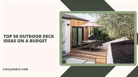 Top 50 Outdoor Deck Ideas On A Budget