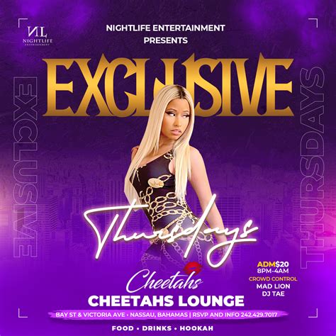 Events Cheetahs Lounge