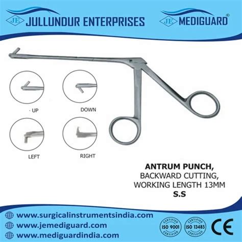 Mediguard Stainless Steel Antrum Punch Backward Cutting At Rs 2000 In