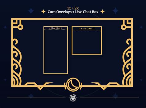 FREE ANIMATED OVERLAY CELESTIAL NIGHT STREAM PACKAGE Behance