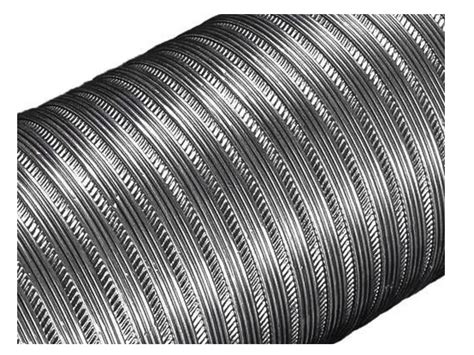 Duto De Aluminio Semi Flexivel Rolo C5 Metros Isofortstore