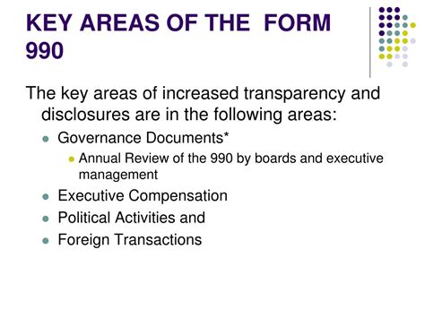 Ppt The Irs Form 990 Powerpoint Presentation Free Download Id6586560