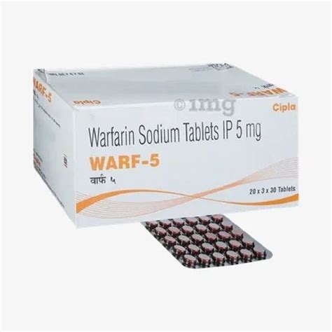Warfarin 5 Mg Tablet At Best Price In Thane By Felicitas Digitech